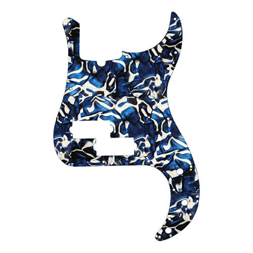 Blue Swirl Pearl | P Bass Pickguard – ThaliaCapos.com