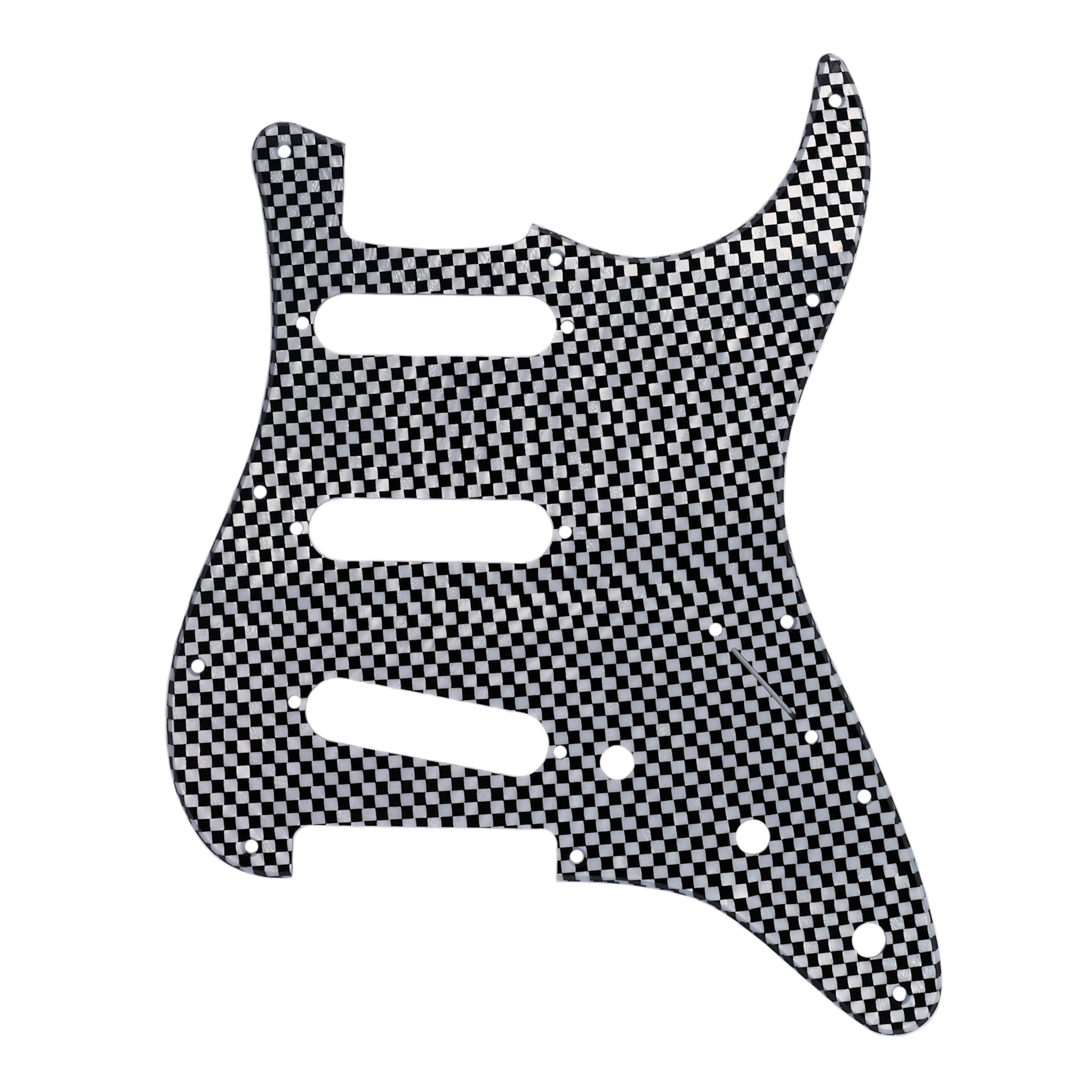 Stratocaster Modern S/S/S Pickguard | Checkerboard – ThaliaCapos.com