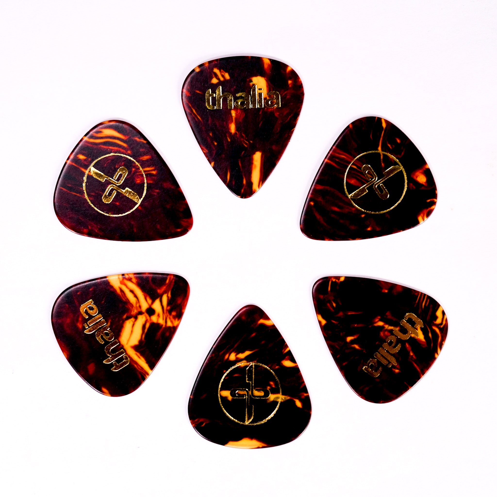 Classic Celluloid Tortoise Shell Pick Pack – ThaliaCapos.com